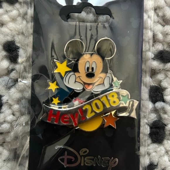 Disney | Accessories | Mickey Mouse Hey 28 Trading Pin Disney Brand New ...